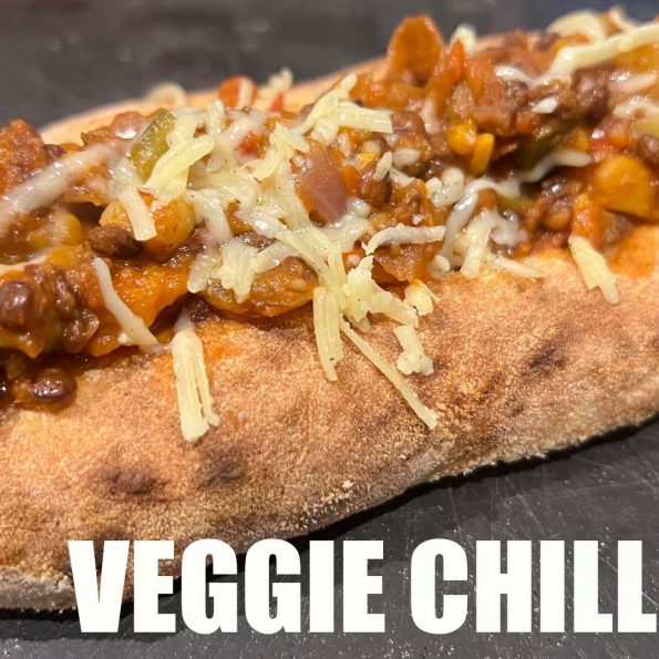 Roasted Quorn with Homemade Pesto Pizza